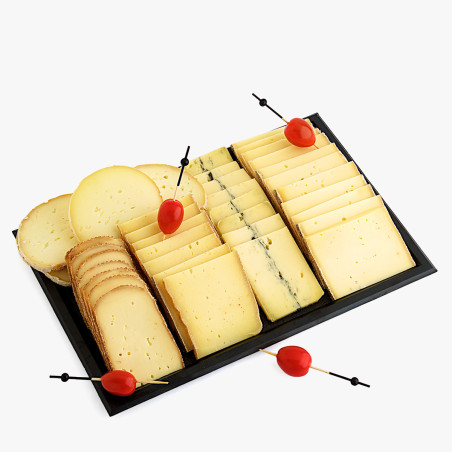 Plateau "Raclette" 5 fromages, proposé par Ludovic Bisot MOF